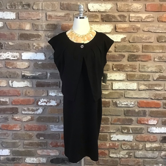 jonathan martin | Dresses | Jonathan Martin Womans Black Dress Jacket 2 ...